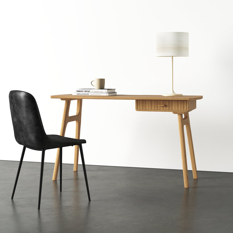 AllModern Mads Solid Wood Writing Desk | Wayfair