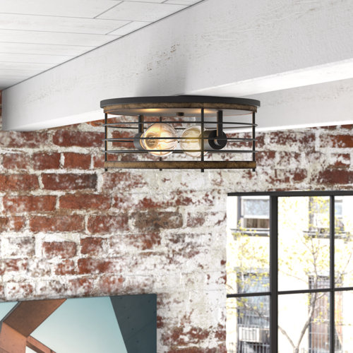 Modern Farmhouse Flush Mount Lighting You'll Love | Wayfair