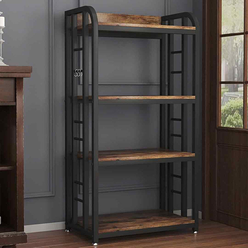 Stunver 4-Tier Kitchen Baker's Rack, Free Standing Microwave Oven Stand ...