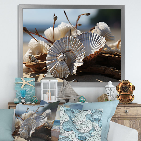 Highland Dunes «Beach Photo Seashell Sonata II», reproduction d'art sur ...