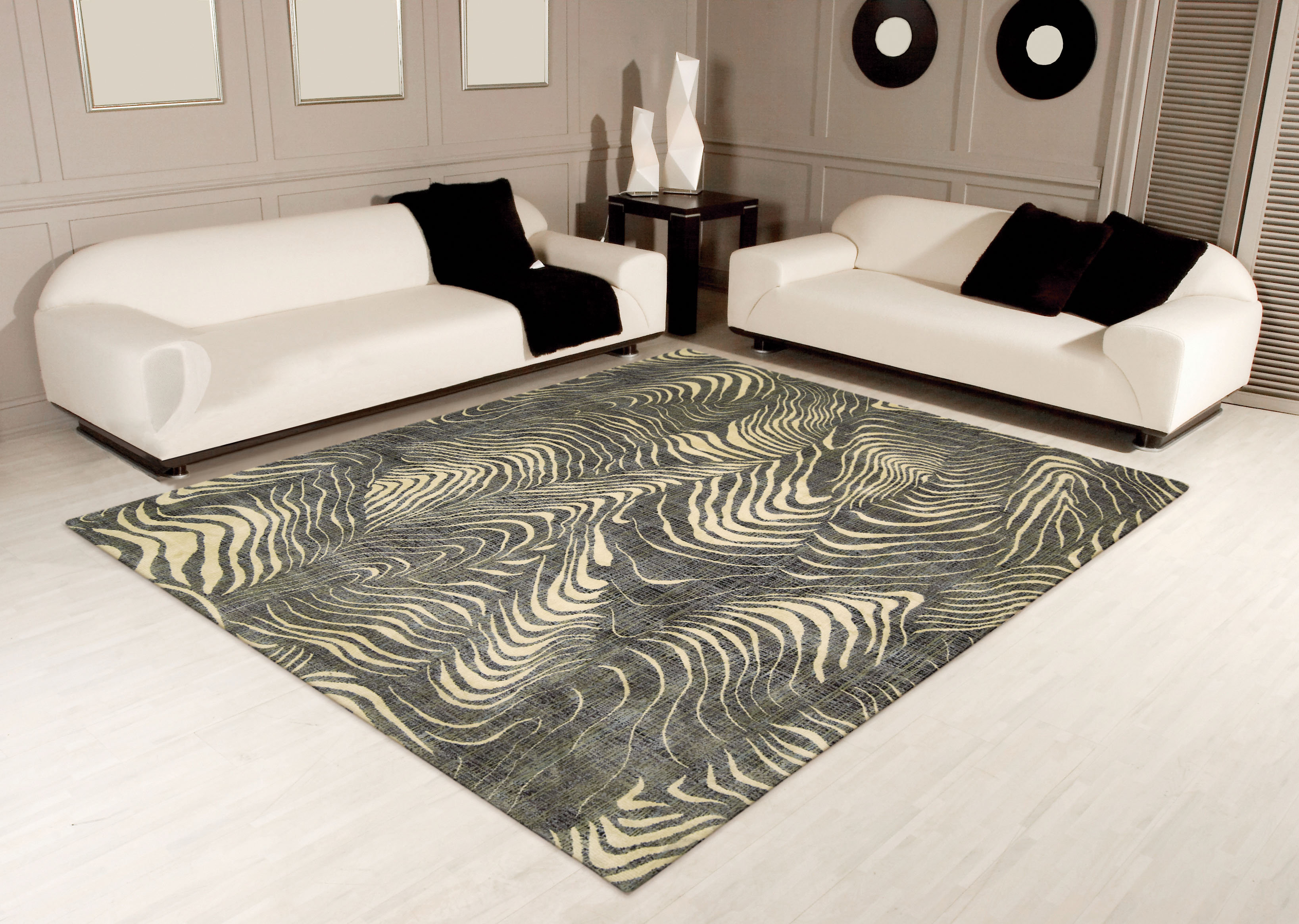 Orren Ellis Charlisa Gray/Beige Area Rug | Wayfair