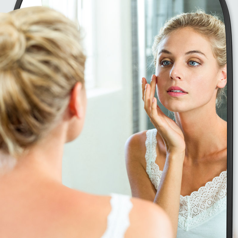 Mercury Row® Vercher Metal Arched Bathroom/Vanity Mirrors & Reviews ...