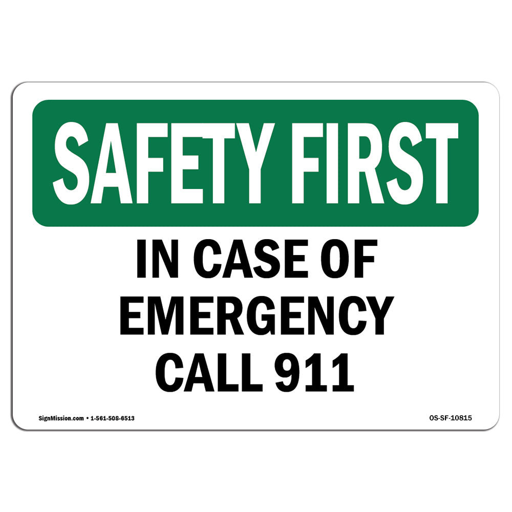 SignMission Safety First Sign | Wayfair