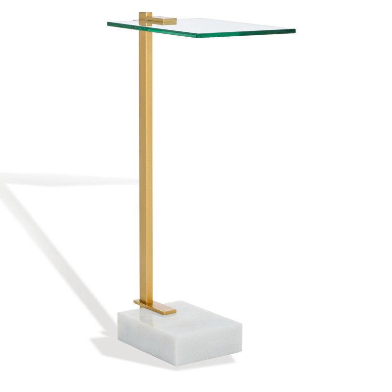Mercer41 Idris Marble Base Drink Table | Wayfair