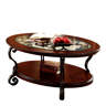 Canora Grey Traditional Style 1Pc Coffee Table With Open Bottom Shelf ...