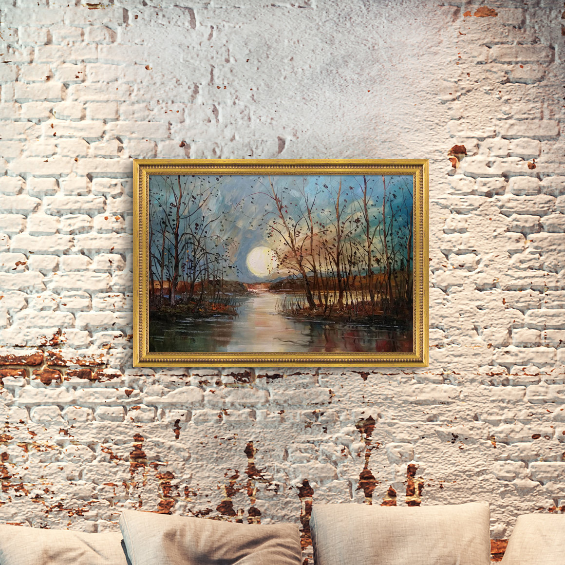 Vault W Artwork Moon (Reflections) Reproduction By Justyna Kopania With ...