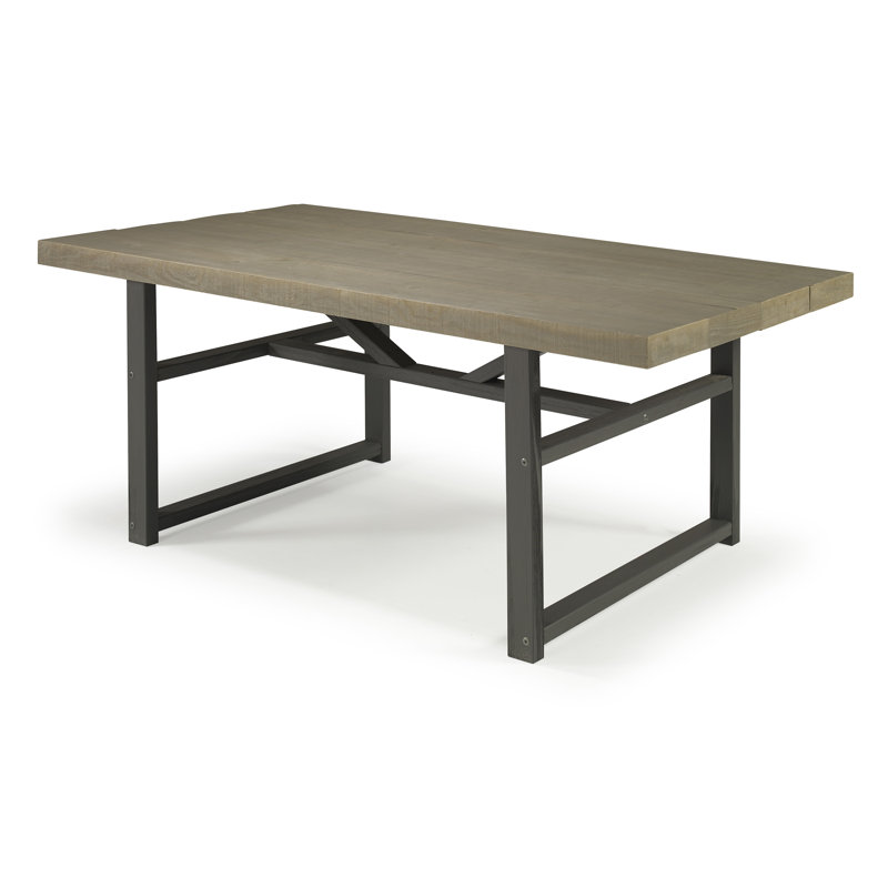 MyBedNow 6 - Piece Solid Wood Trestle Dining Set & Reviews | Wayfair