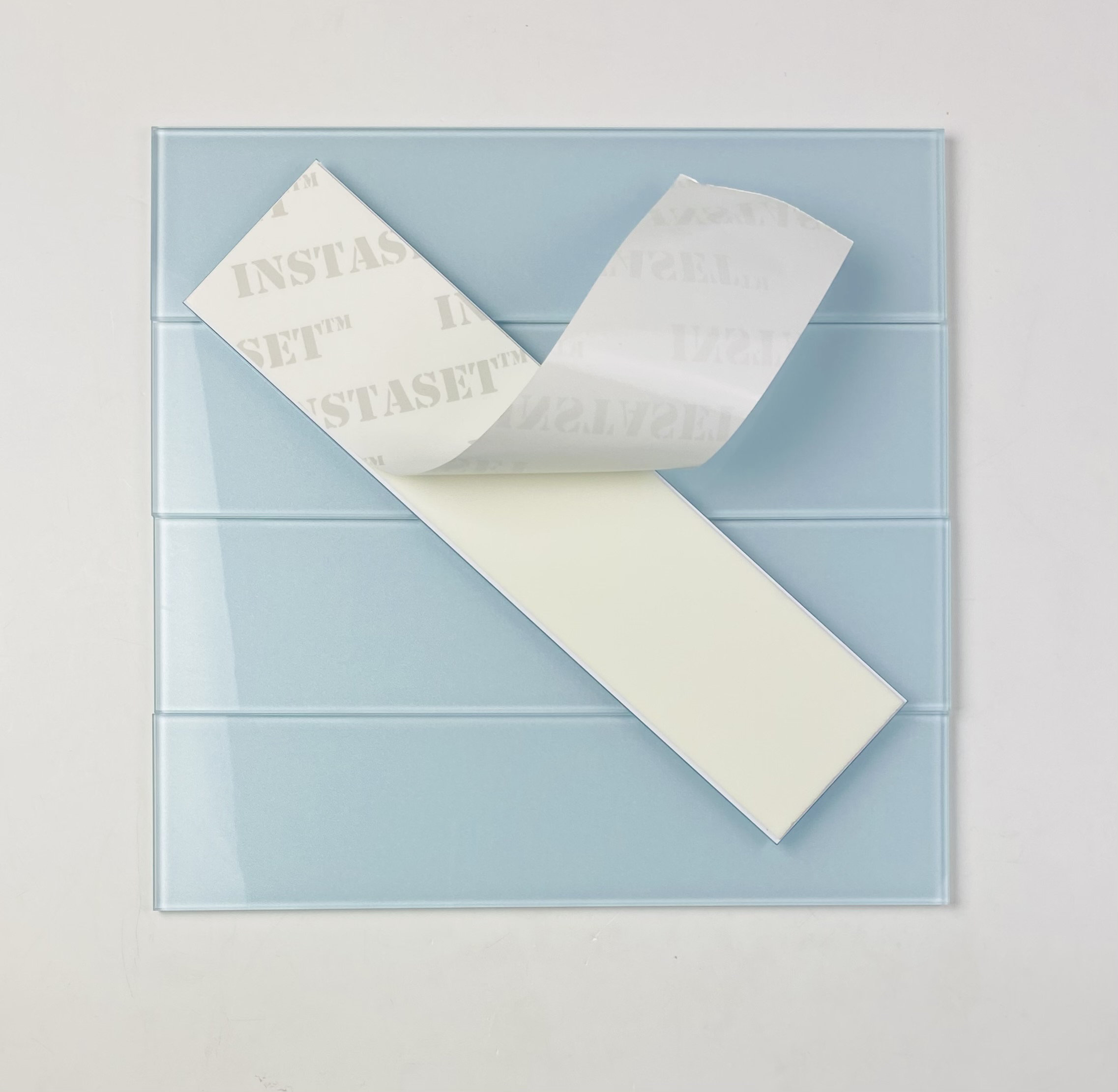 Abolos Metro 3 in. x 12 in. Glass Straight Edge Subway Wall & Pool Tile ...