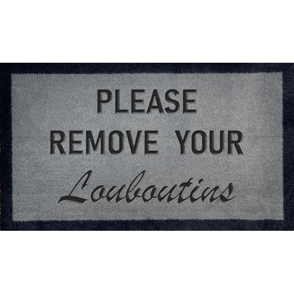 Happy Larry Simonsen 40 x 70 cm Non-Slip Indoor Door Mat | Wayfair.co.uk