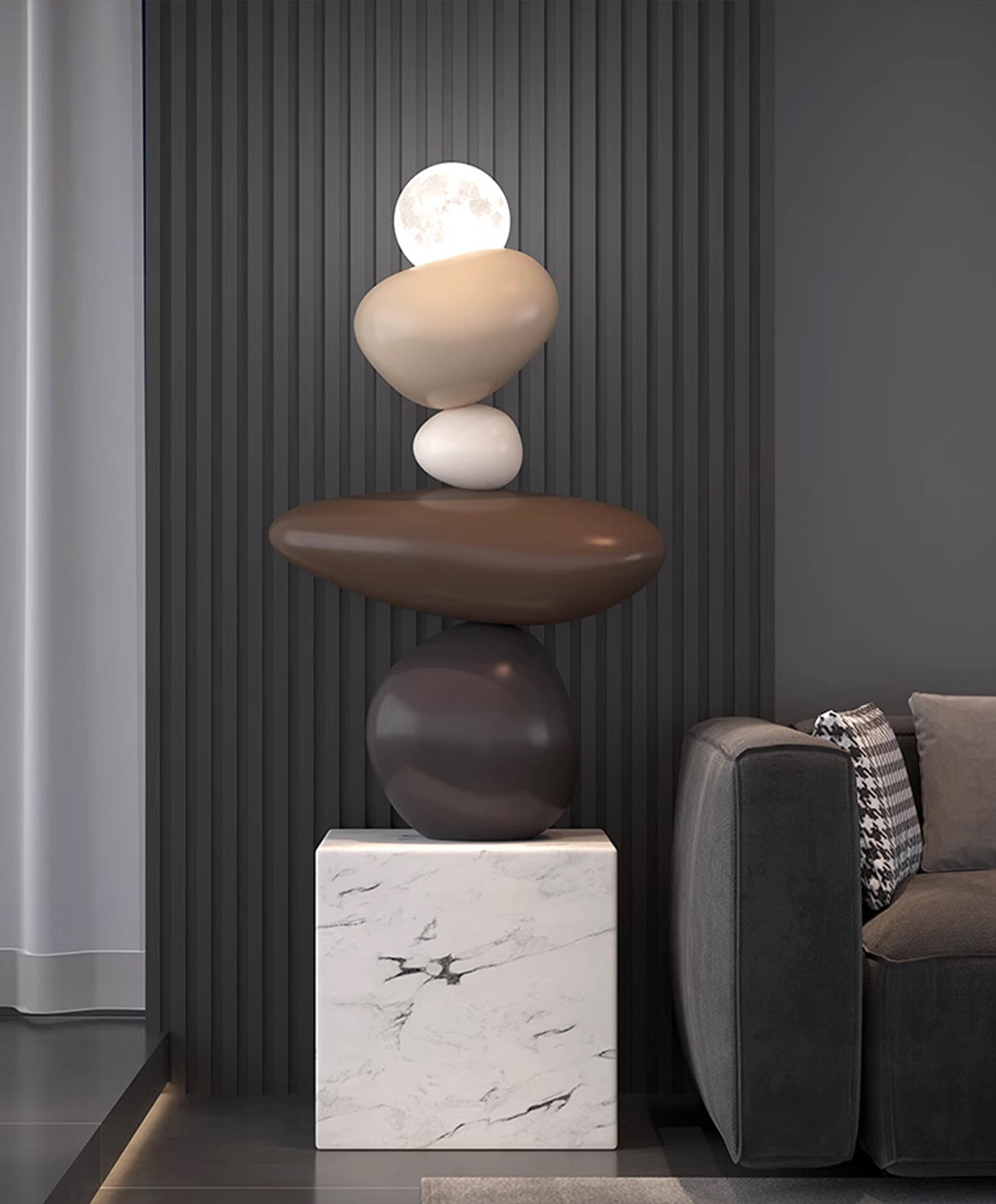 Orren Ellis 39.37" White Resin Decorative Objects - Wayfair Canada