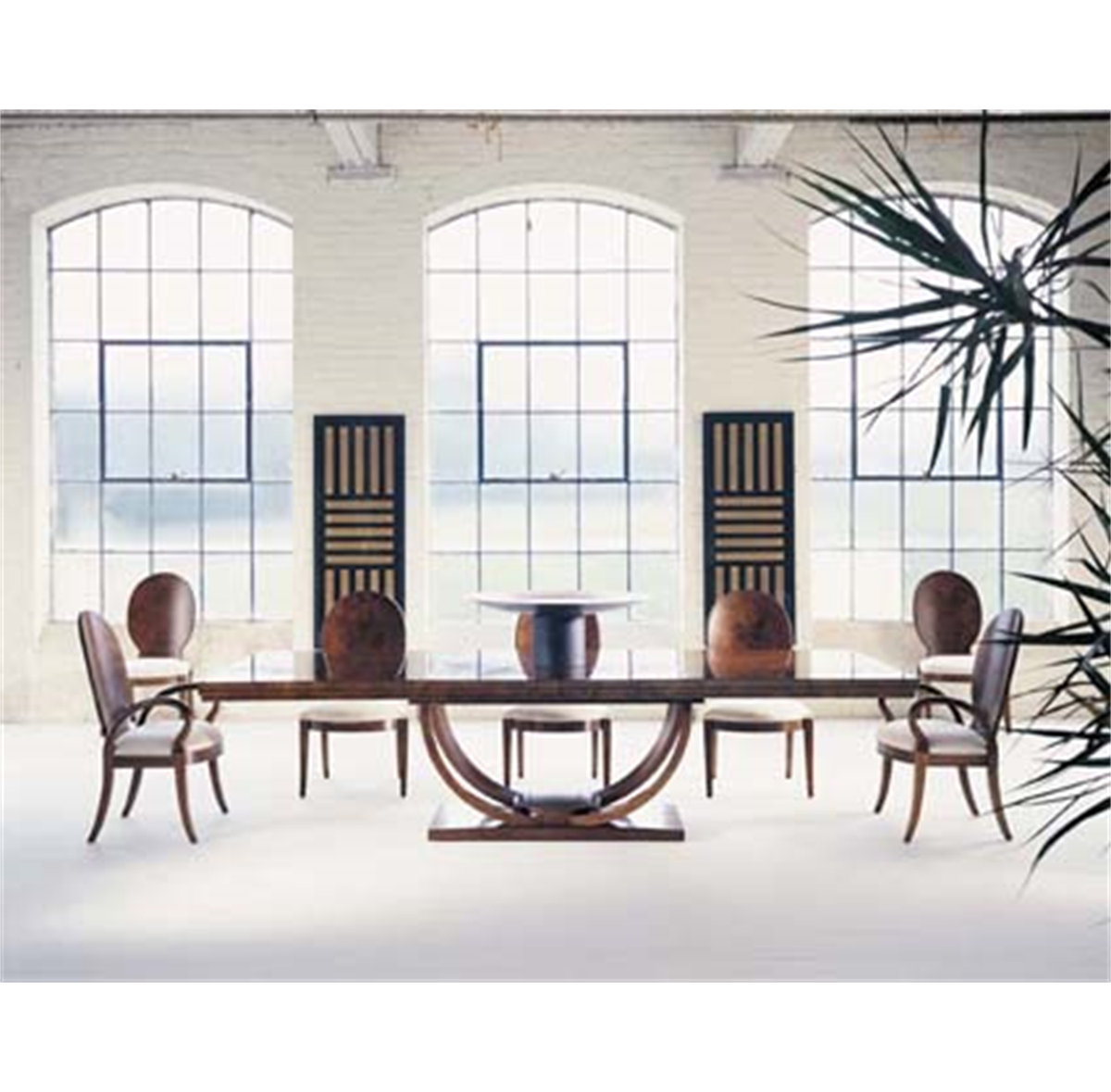 Century Omni Extendable Removable Leaf Pedestal Dining Table | Perigold