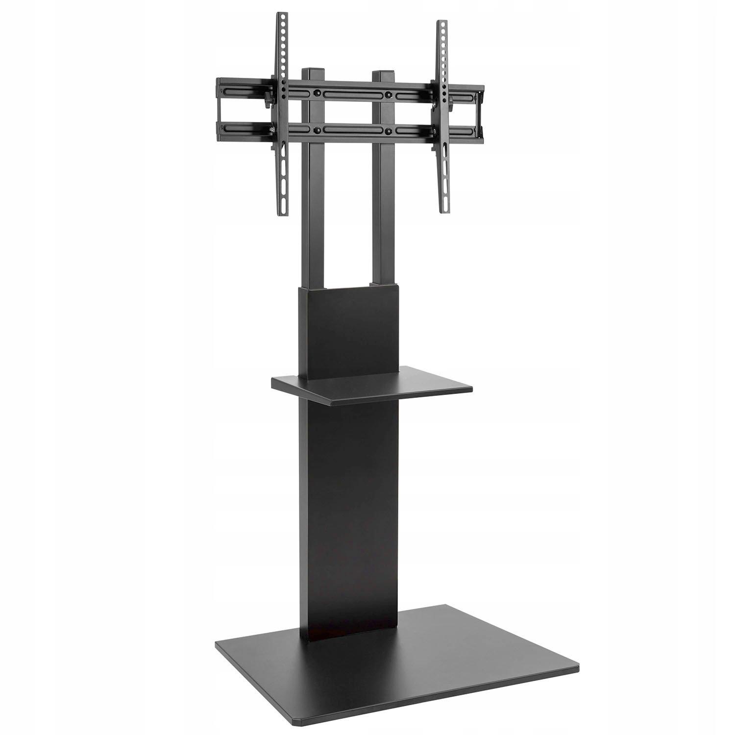Symple Stuff Quitman Black Fixed Floor Stand Mount for Greater than 50 ...