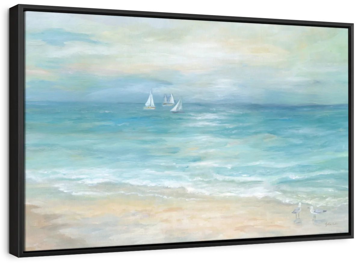 Rosecliff Heights Beach " Island Beach Landscape Canvas Print " | Wayfair