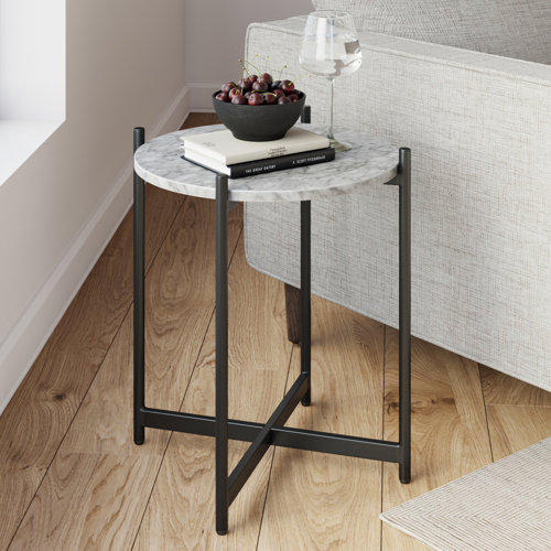 Wayfair | Marble Look End & Side Tables You'll Love in 2023