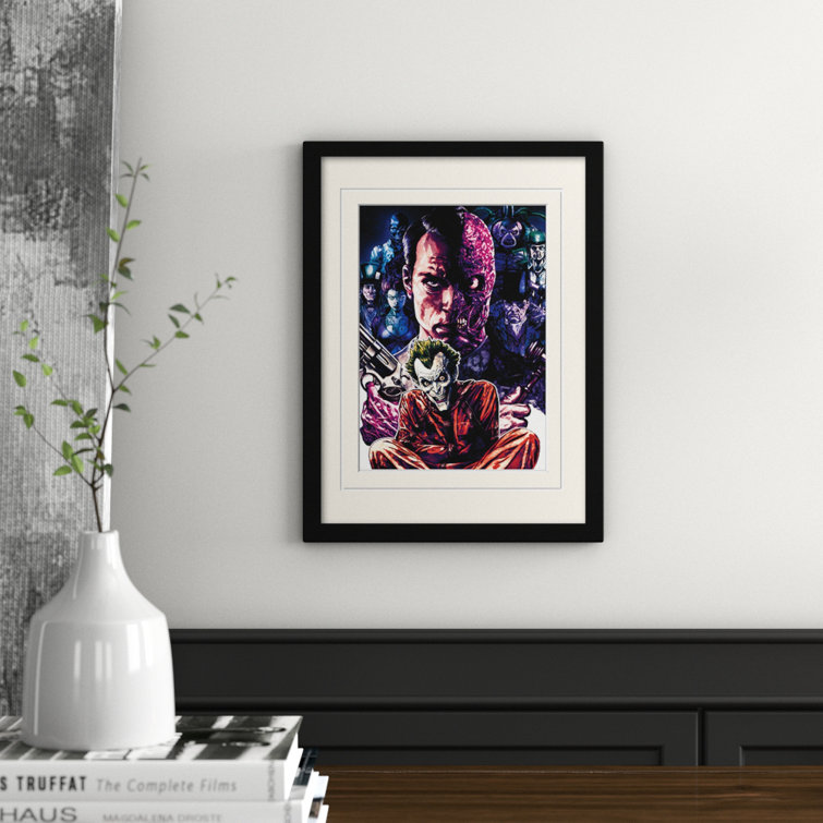 Disney DC Comics Criminally Insane Framed Graphic Art Print | Wayfair.co.uk