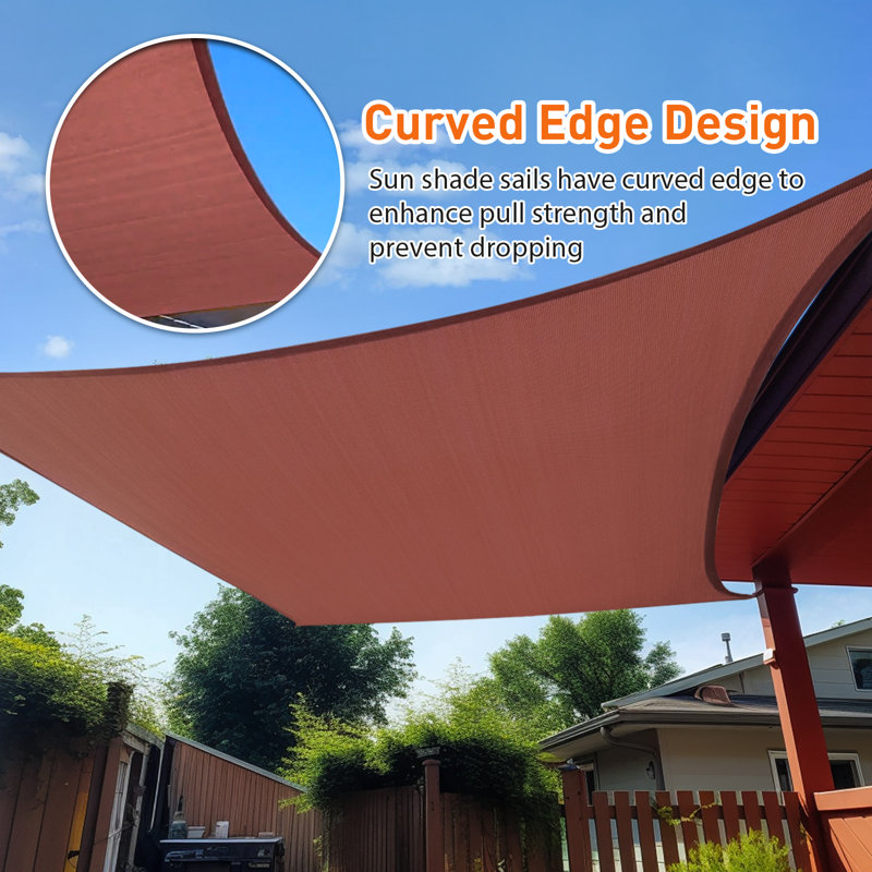 Artpuch 11'x17' Customize Rectangle Sun Shade Sail | Wayfair