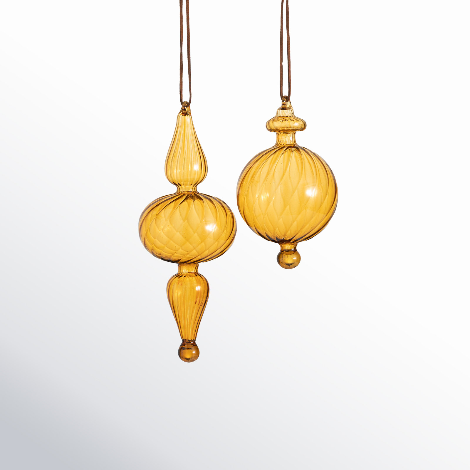 Clover Lane Good Tidings Clover Lane Geometric Finial Ornament | Joss ...