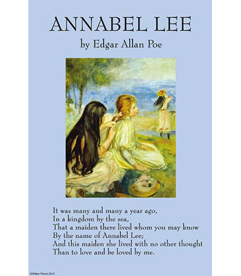 Buyenlarge Annabel Lee by Edgar Allan Poe Print | Wayfair