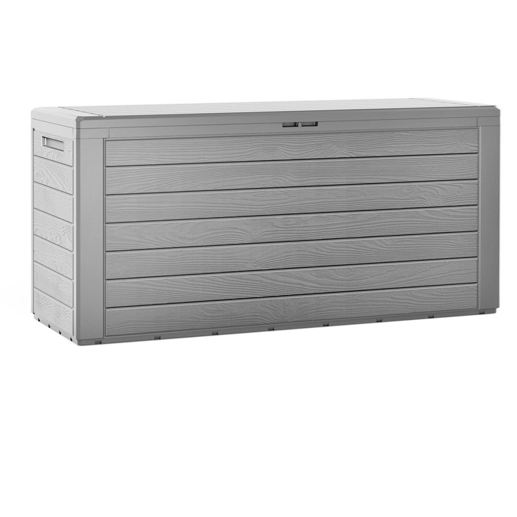 Dakota Fields Annyssa 300L Gallon Water Resistant Plastic Lockable Deck ...