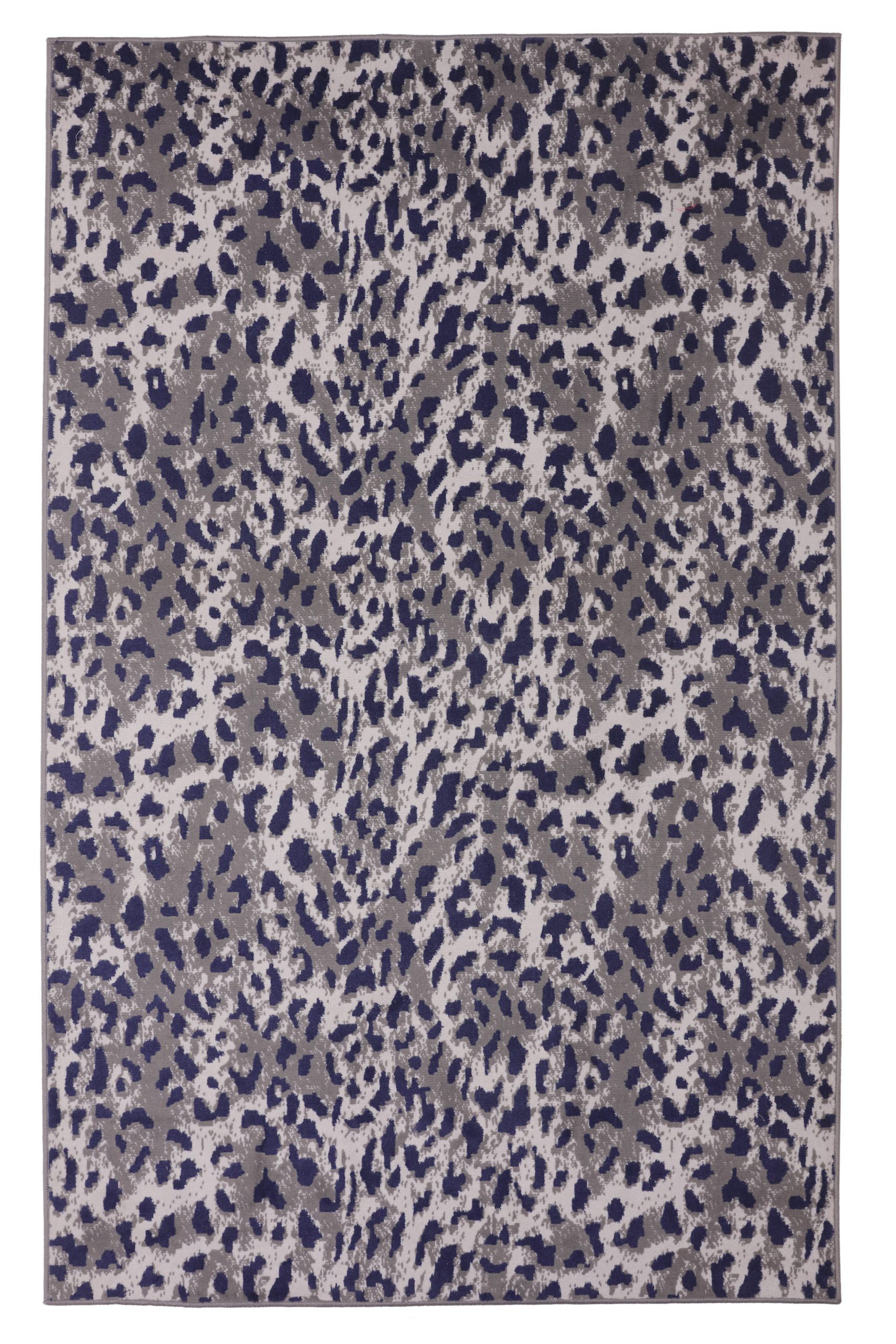 Gracie Oaks Erihn Animal Print Gray Area Rug | Wayfair