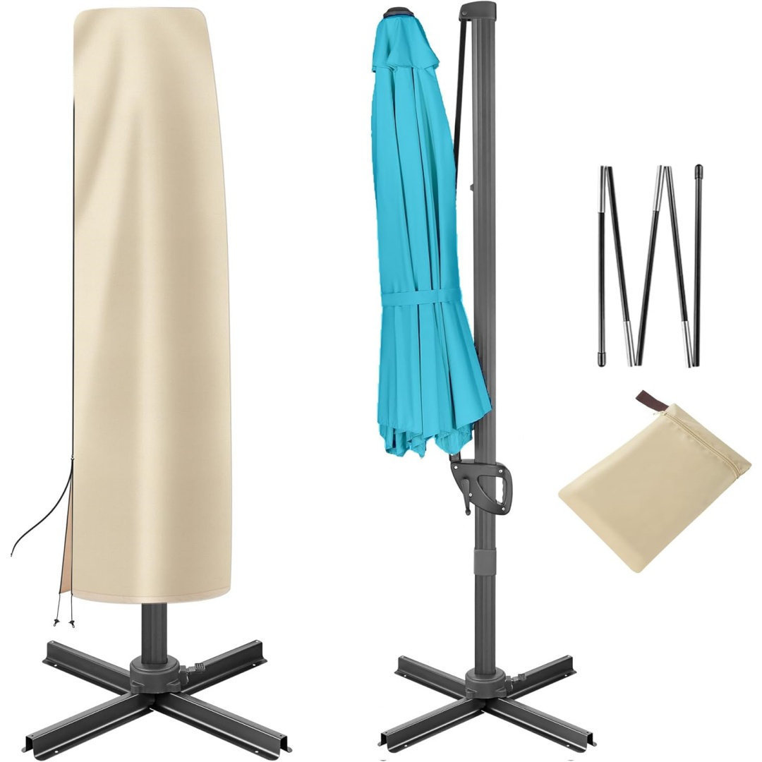 Arlmont & Co. Cantilever Umbrella Covers, Waterproof Offset Patio ...