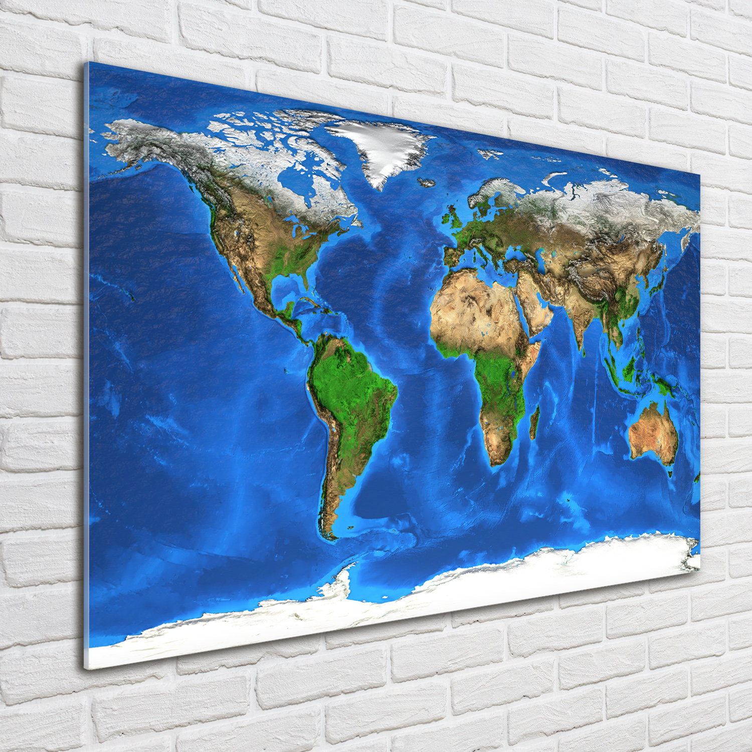 Ebern Designs World Map - Unframed Art Prints on Glass | Wayfair.ie