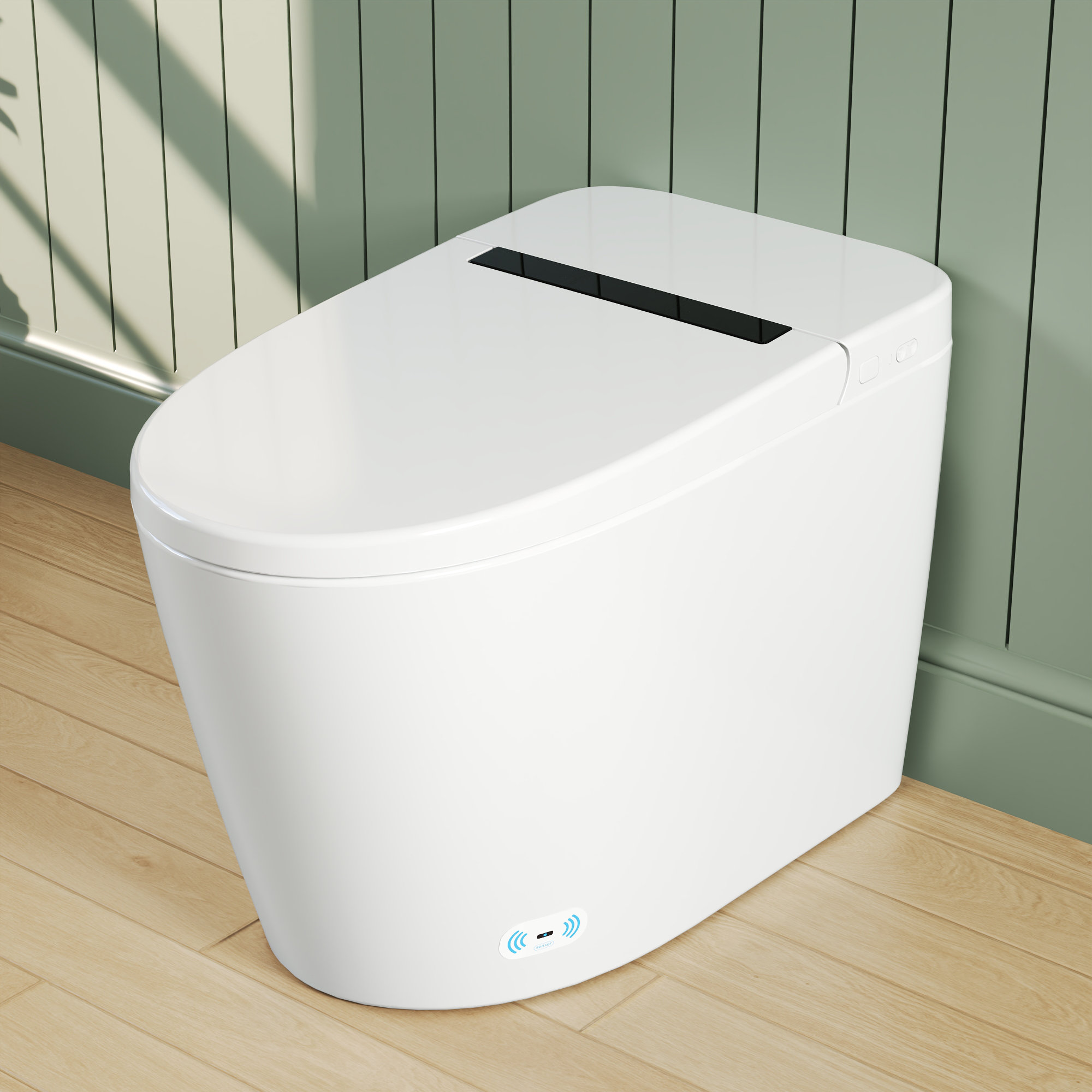 DeerValley Smart Toilet, Auto Flush, Heated Seat, Tankless One-Piece ...