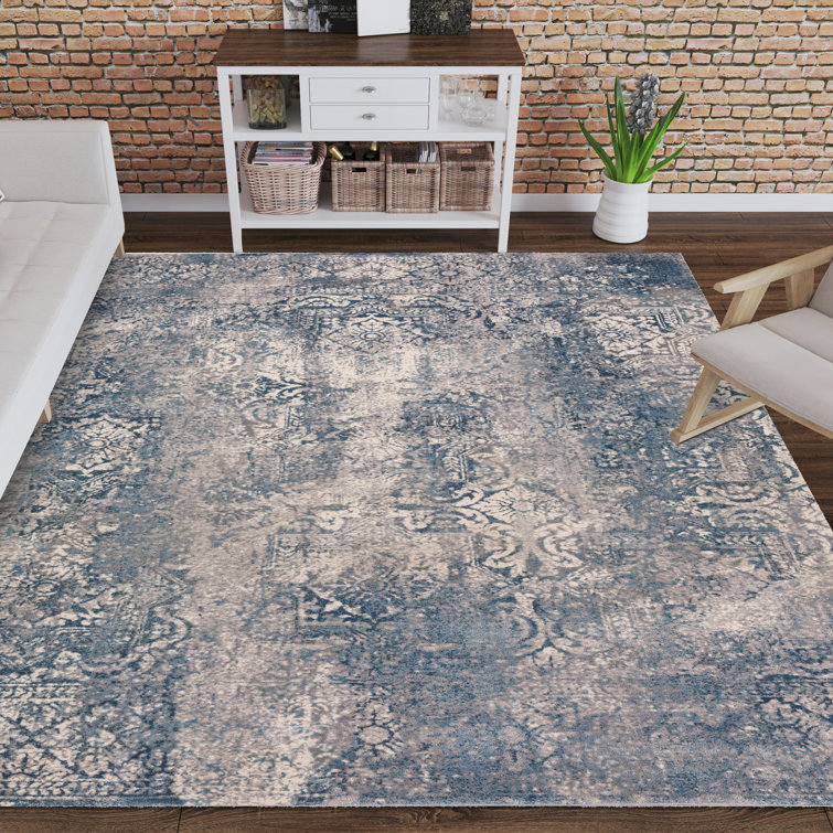 Bungalow Rose Abstract Indoor Rug | Wayfair