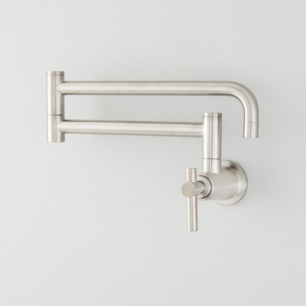 Signature Hardware Ravenel Wall Mounted Single Handle Pot Filler Faucet ...