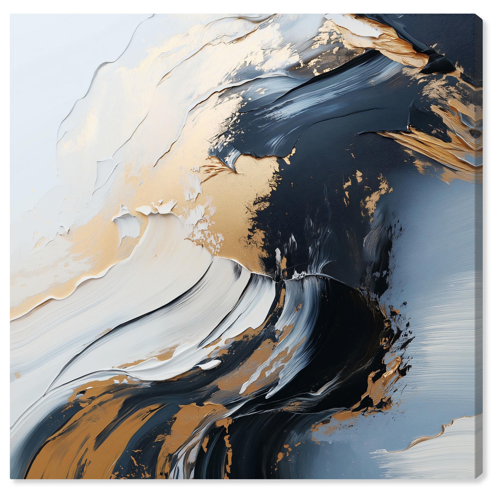 Art Remedy Grey Abstract Canvas Forces I - Wayfair Canada