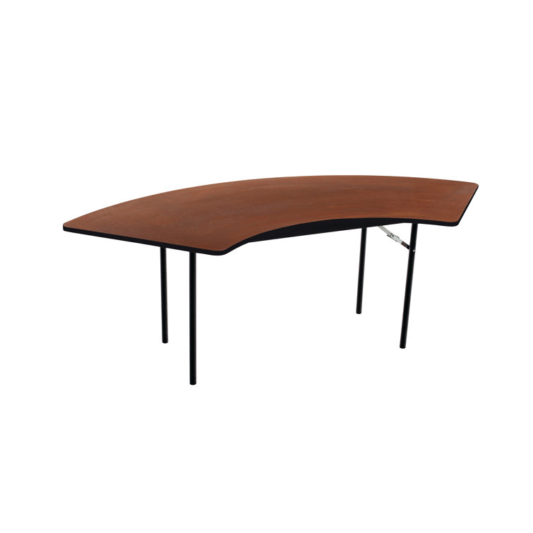 AmTab Manufacturing Corporation Semi-Circle Folding Table - Wayfair Canada