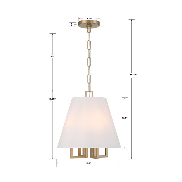 Birch Lane™ Mandora 4 - Light Cone Classic Chandelier | Wayfair