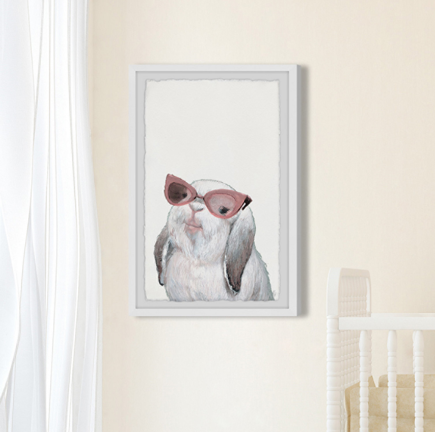 Isabelle & Max™ Daleville Posh Bunny Framed Art | Wayfair