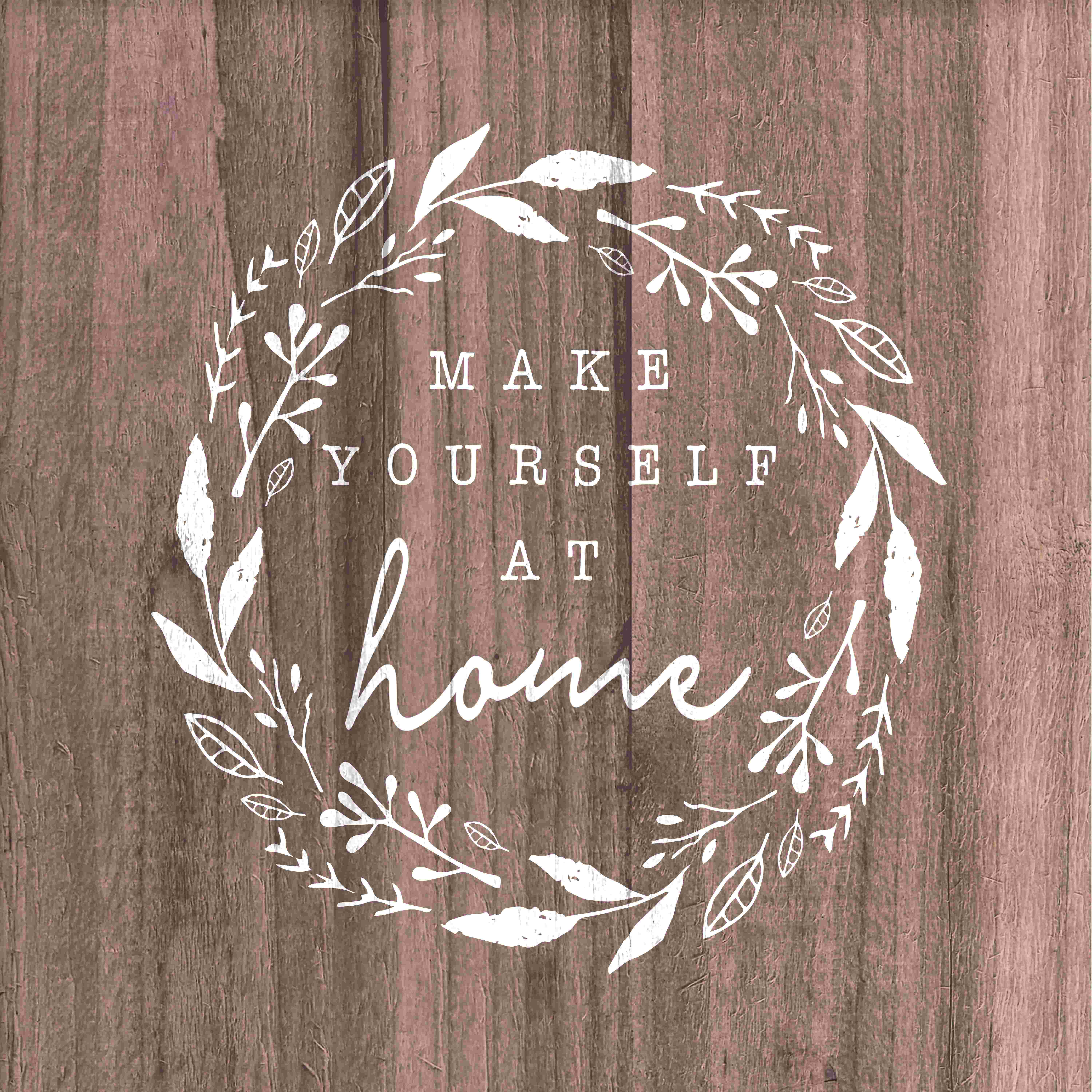 Trinx Make Yourself At Home Wreath - Wayfair Canada