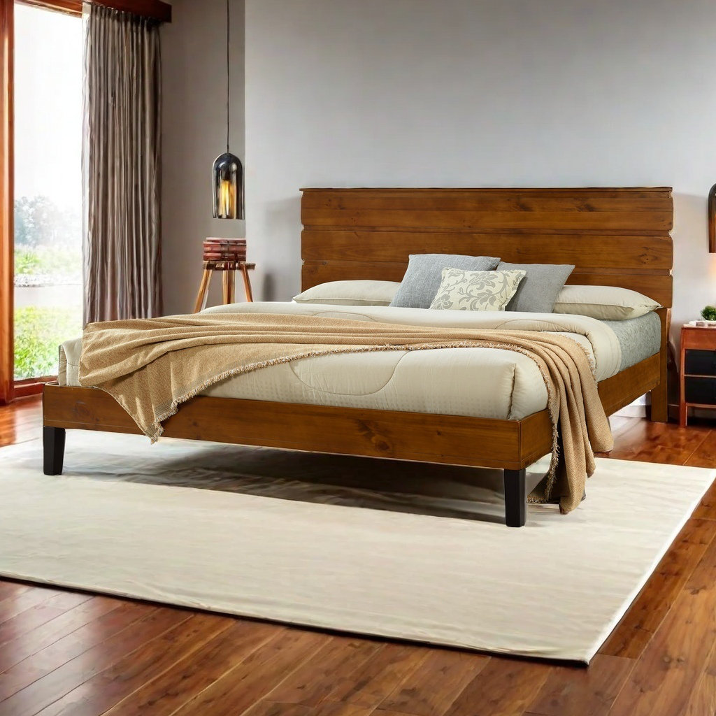 Latitude Run® Yoneko Solid Wood Platform Bed | Wayfair