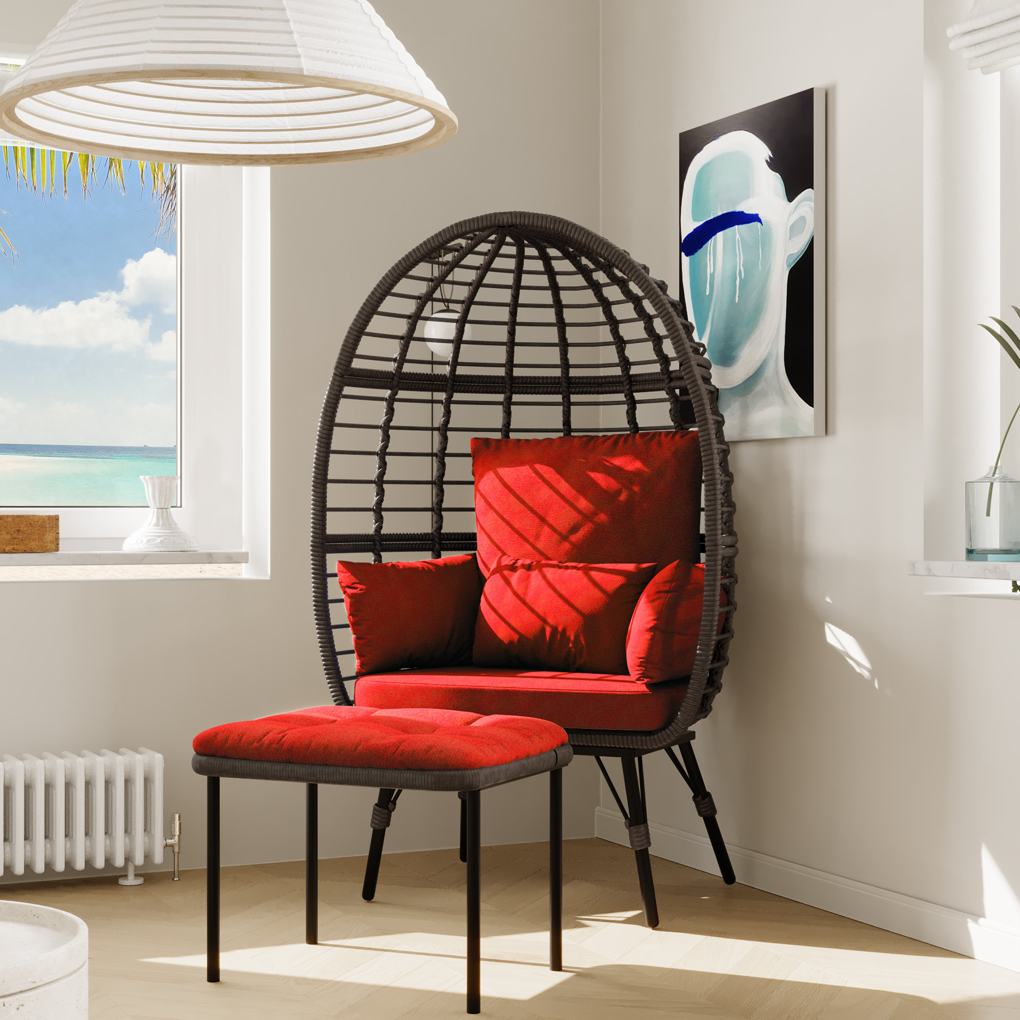 Dakota Fields Chaydenn Wicker Outdoor Lounge Chair - Wayfair Canada