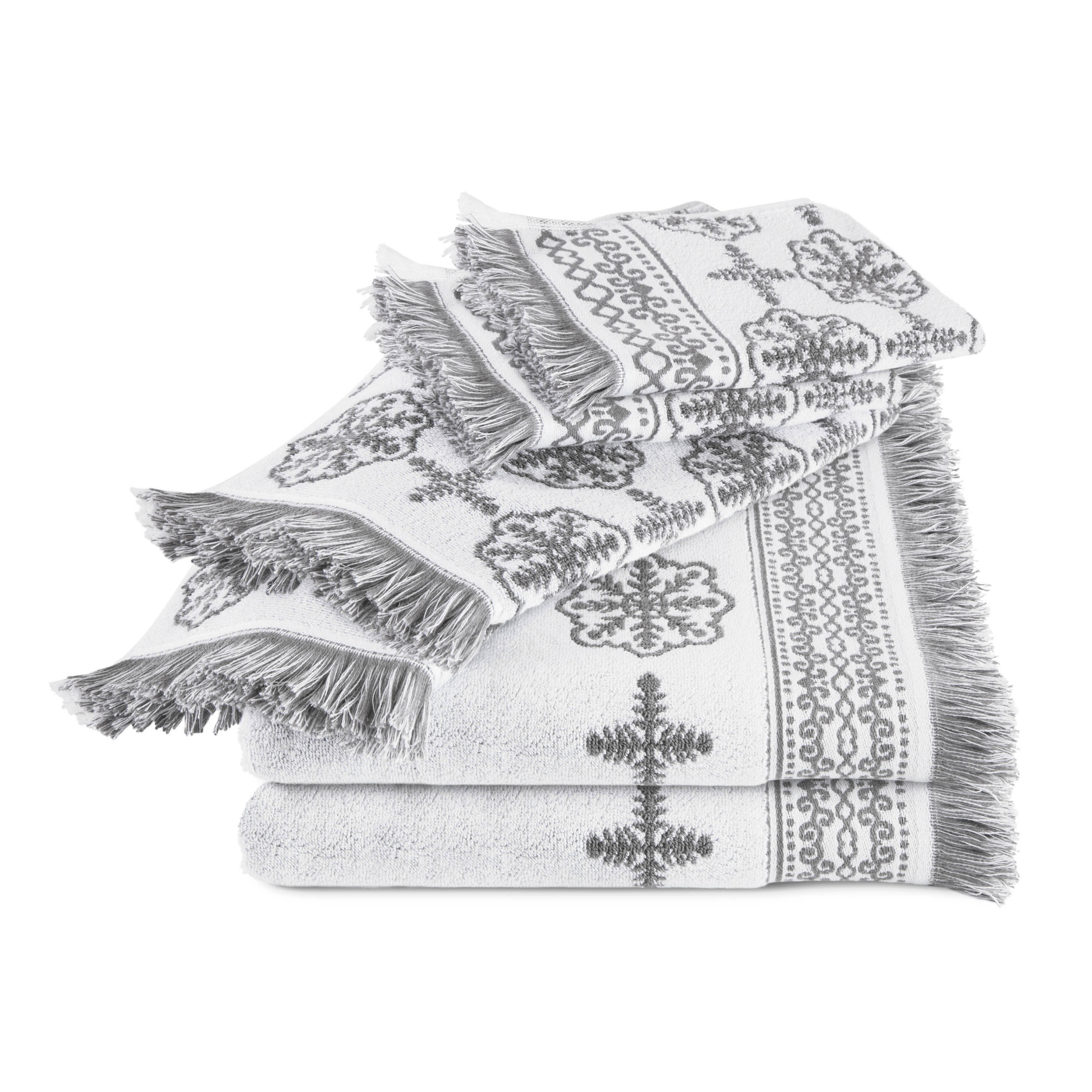 Martex Snowflake 6-Piece Towel Set | Wayfair
