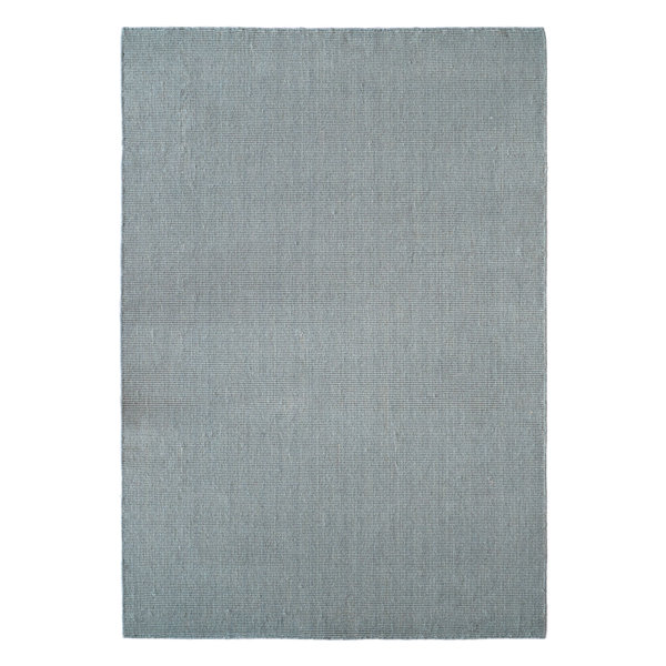 Dovecove Langworthy Handmade Hand Loomed Area Rugs Wool Blue Rug | Wayfair