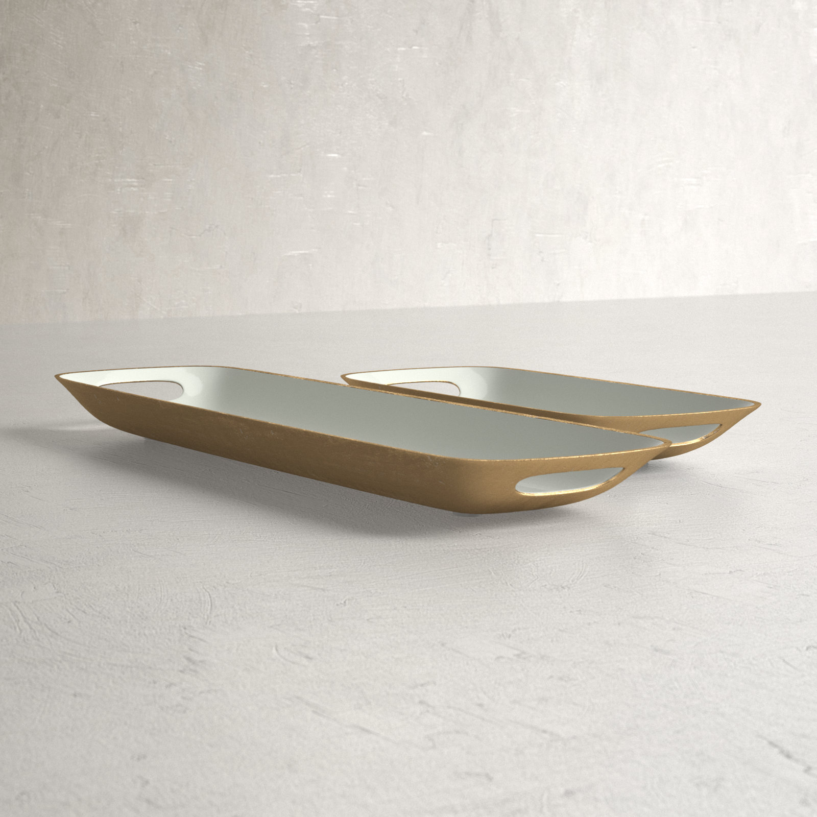 Birch Lane™ Crews 2 Piece Vanity Tray Set & Reviews | Birch Lane