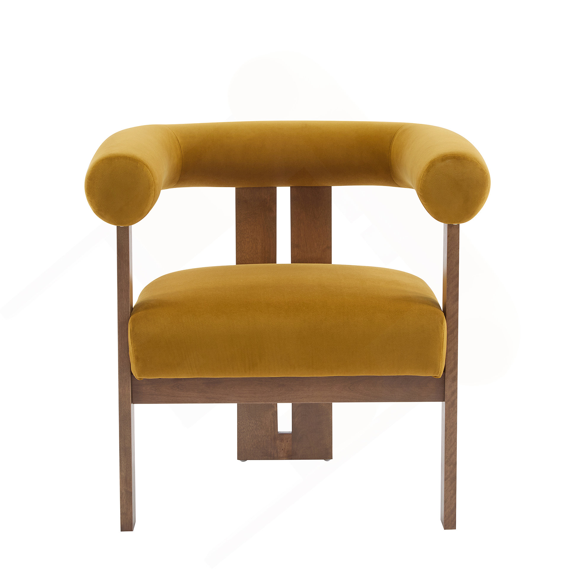 Latitude Run® Modern Upholstered Round Arm Accent Chair | Wayfair