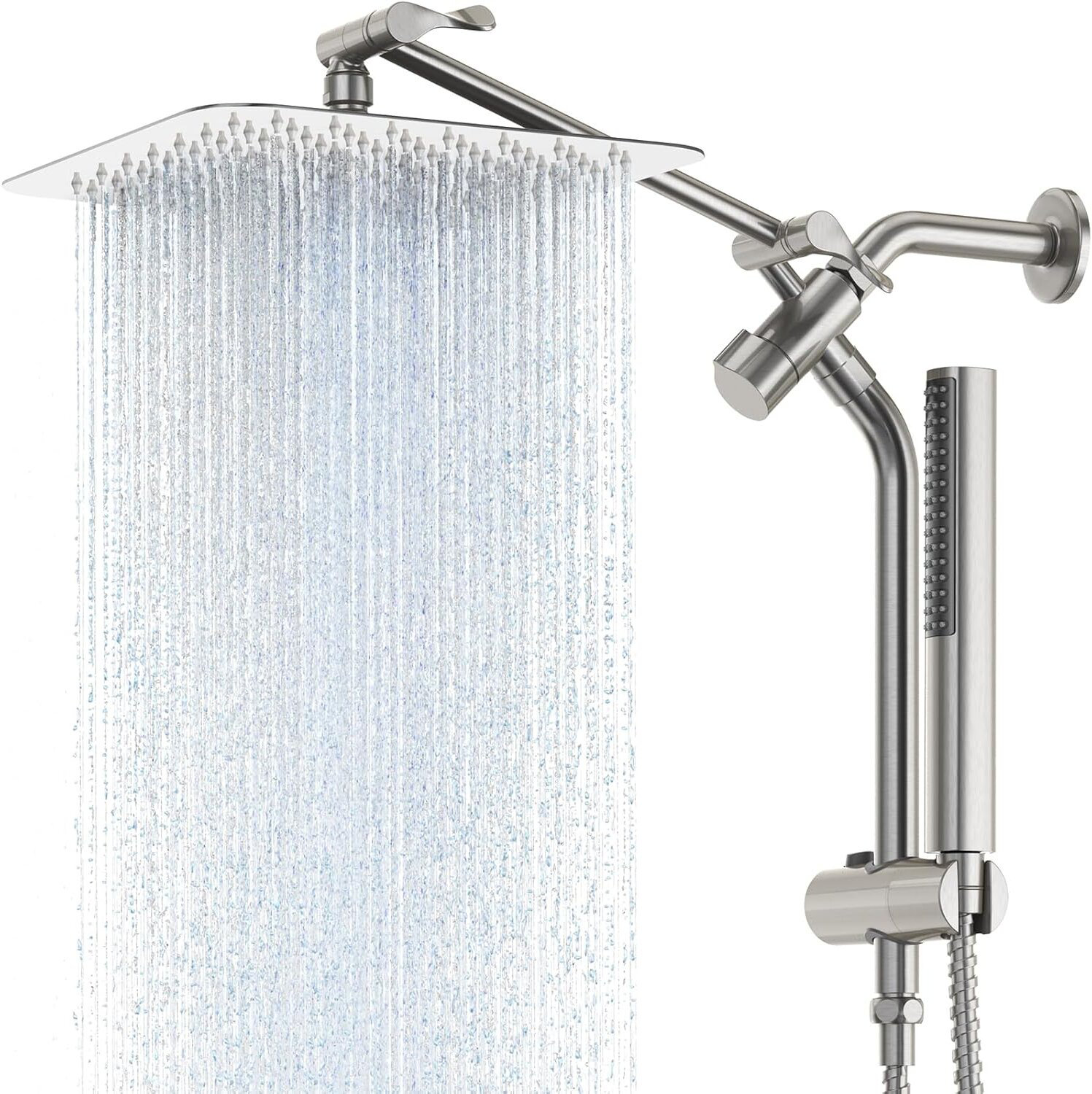COHLU Adjustable Rainfall Shower Head, 10'' Rain Shower Heads - Wayfair ...