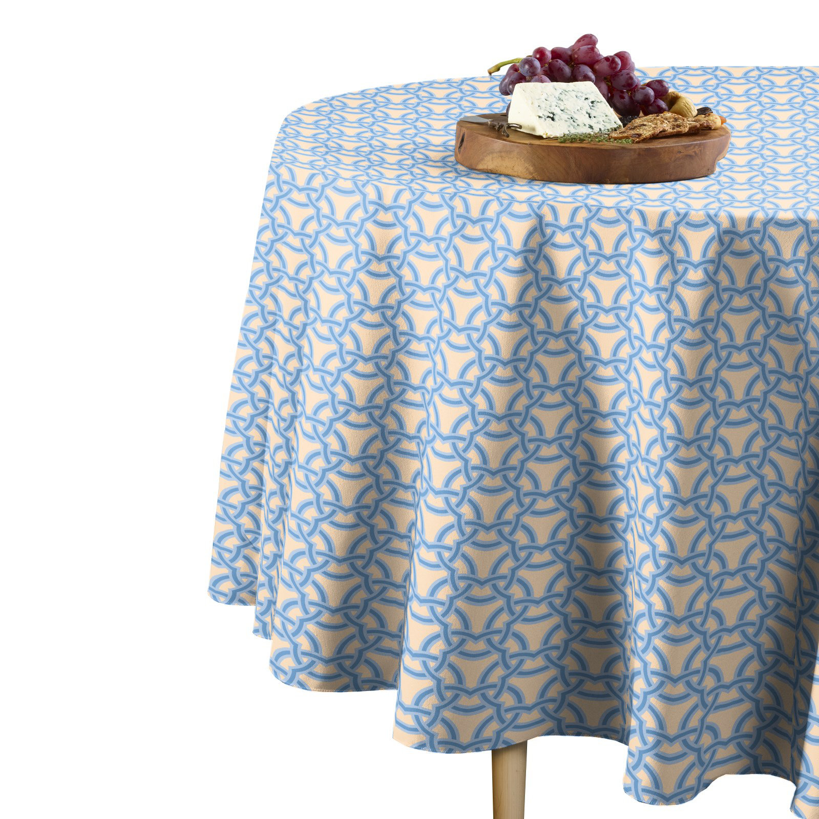 East Urban Home Soucie Link Together Round Tablecloth | Wayfair