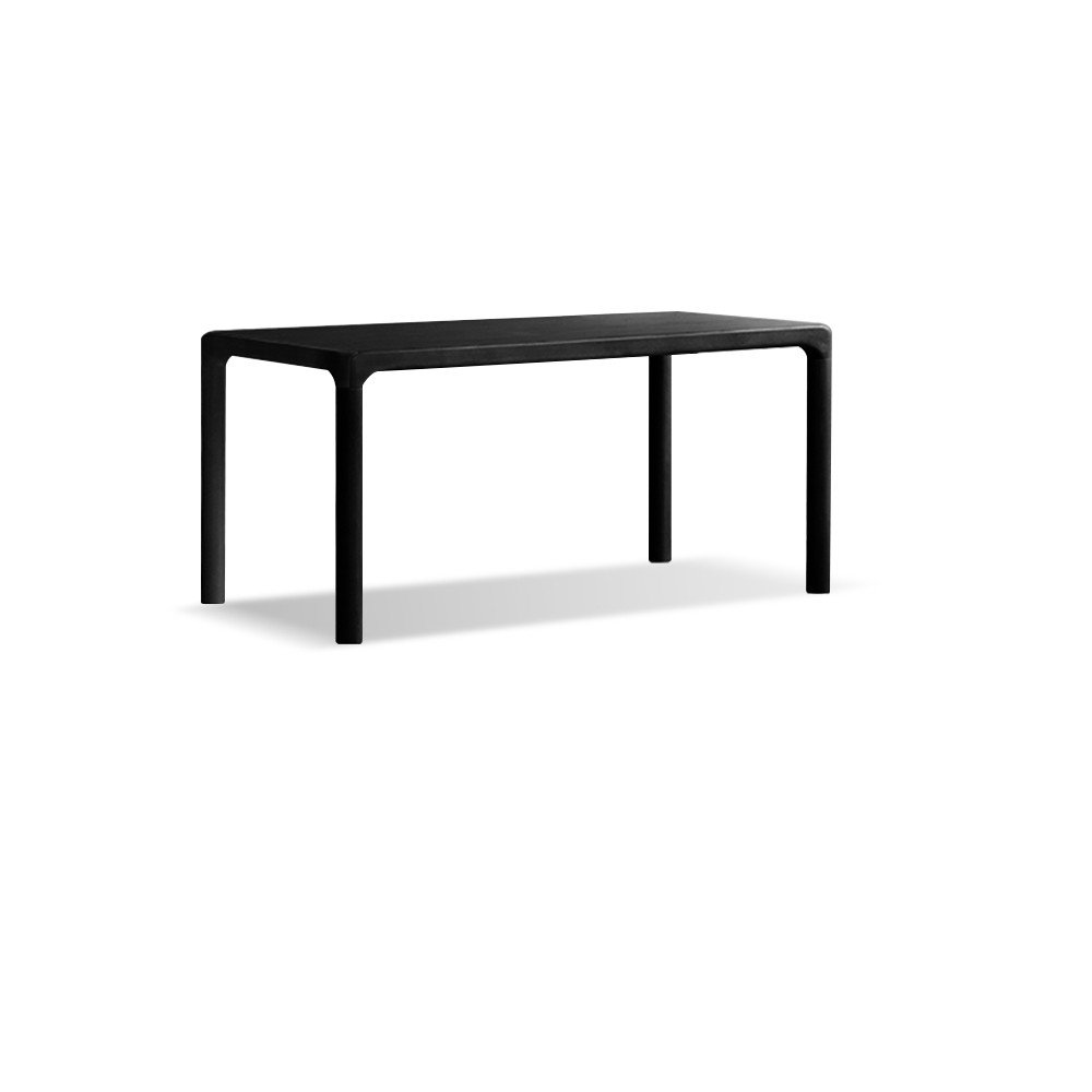 Mass Furni Black Rectangular Solid Wood Dining Table - Wayfair Canada