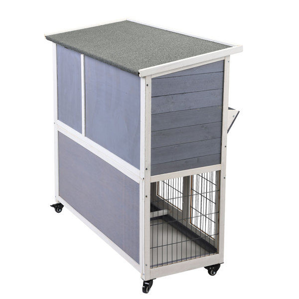 Tucker Murphy Pet™ Battifora Weather Resistant Rabbit Cage with Ramp ...