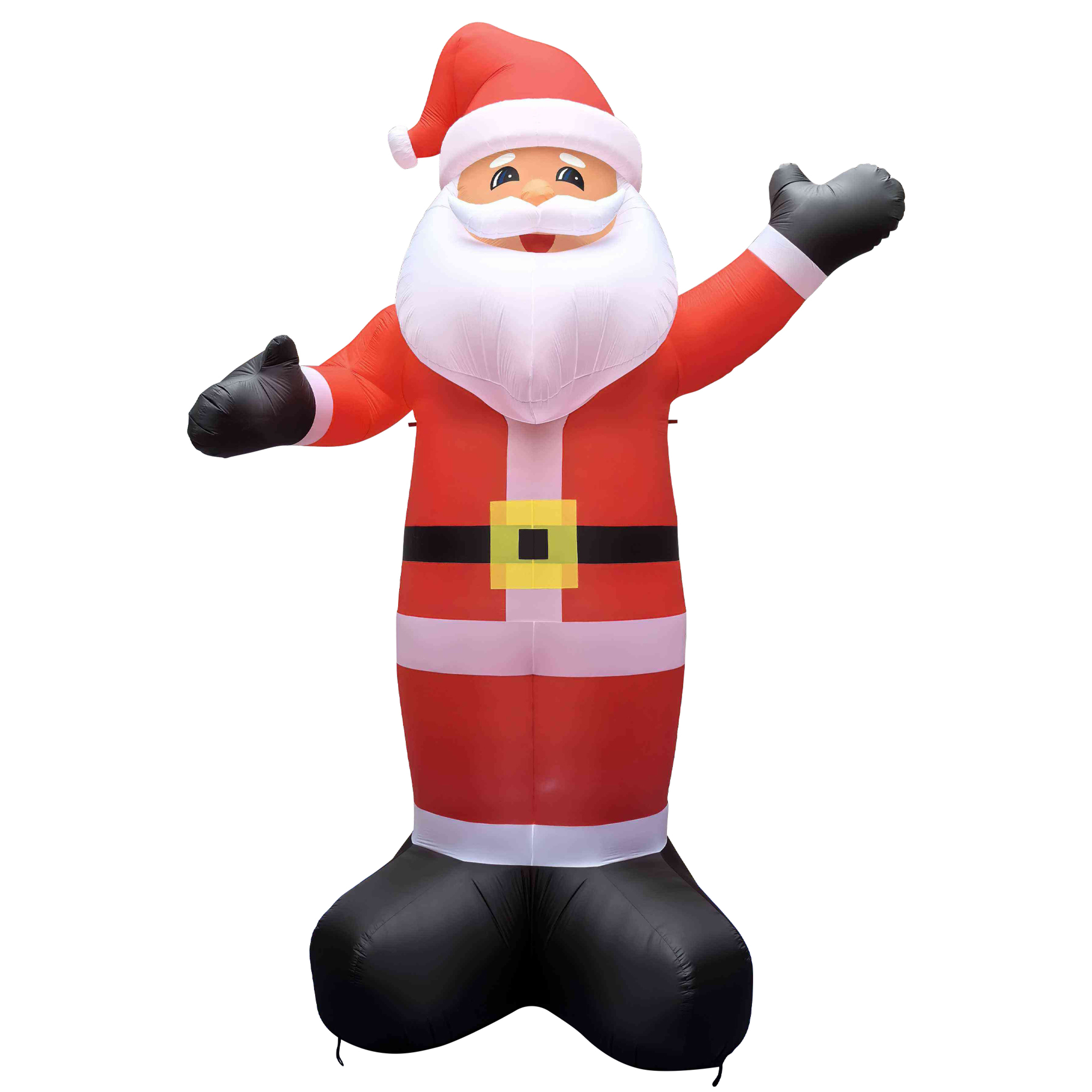 Northlight Seasonal Lighted Inflatable Santa Claus Outdoor Commercial ...