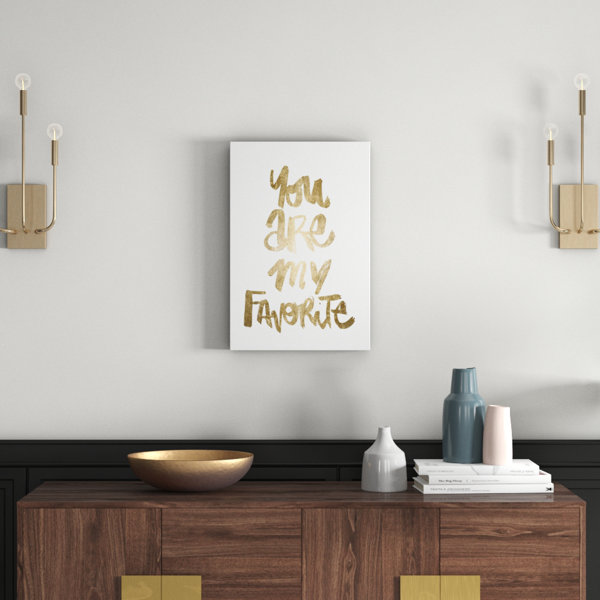 Oliver Gal Wrapped Canvas Typography | Wayfair.co.uk