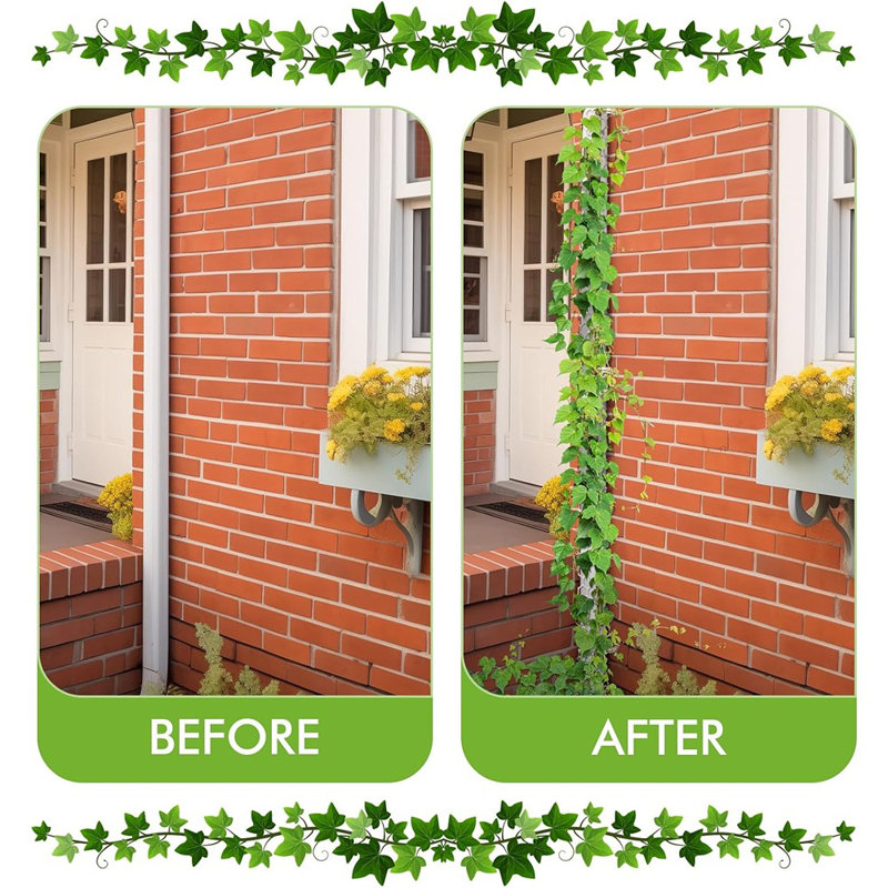 Arlmont & Co. Gutter Trellis Kit Plastic Downspout Trellis For ...