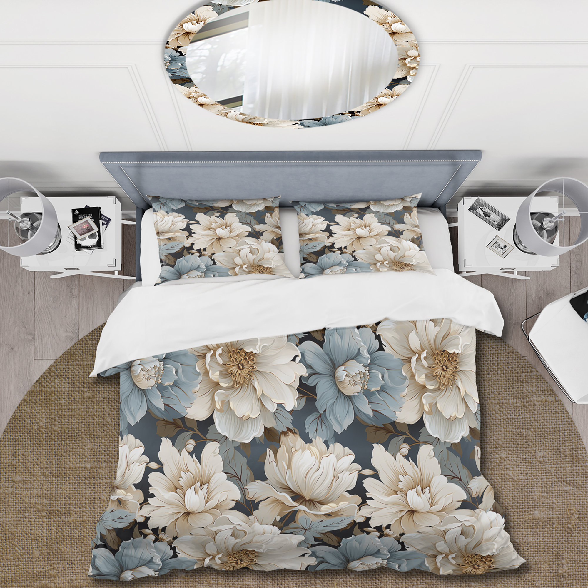 Design Art Urban Victorian Splendor Victorian Pattern VII Duvet Cover ...