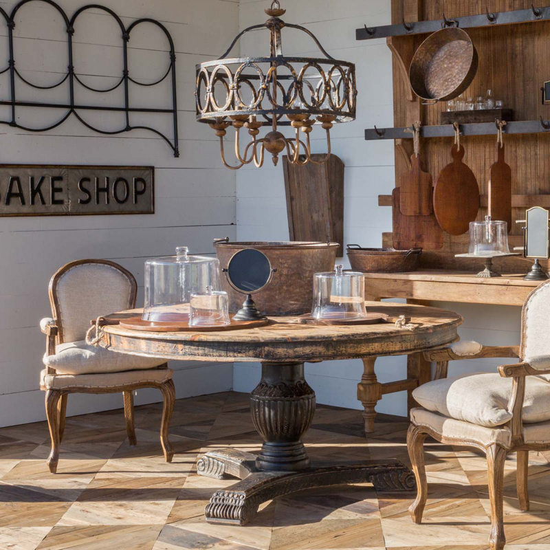 Park Hill Collection 64" Round Dining Club Table | Wayfair