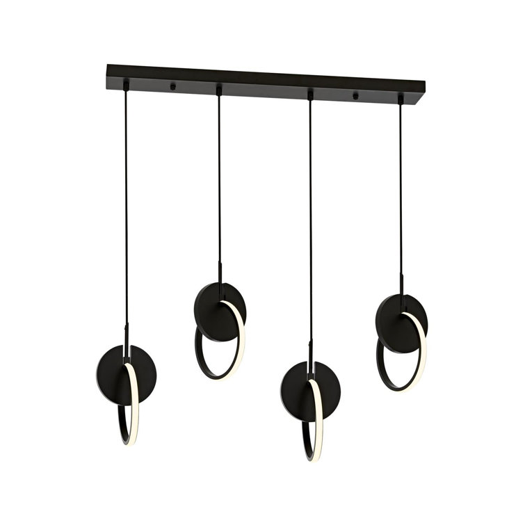 Mercer41 Demps 4 - Light Unique/Statement LED Chandelier | Wayfair.co.uk